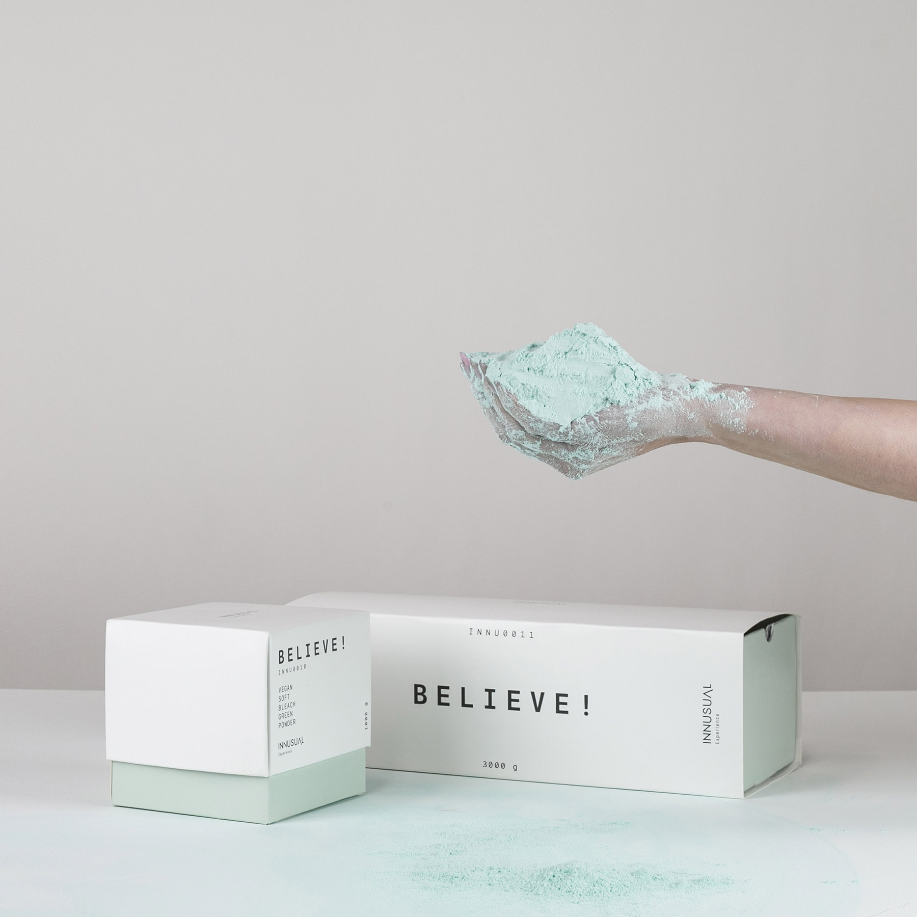 Vegan Soft Bleach Green Powder | Innusual